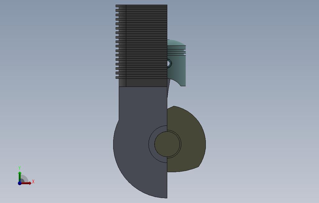 单缸发动机solidworks 2013模型图纸免费下载 懒石网