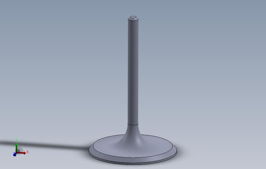 发动机气门solidworks 2014模型图纸免费下载 懒石网