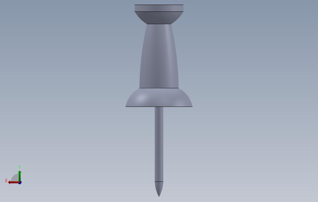 图钉v1_SOLIDWORKS 2015_模型图纸免费下载 – 懒石网