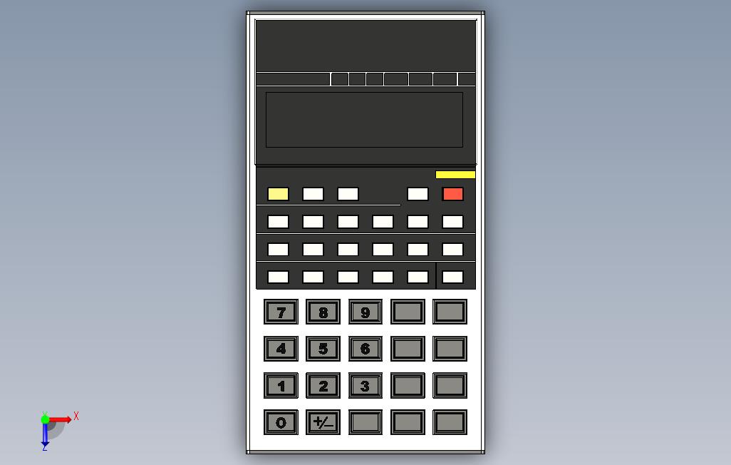 夏普EL-556袖珍计算器_STEP_模型图纸免费下载 – 懒石网