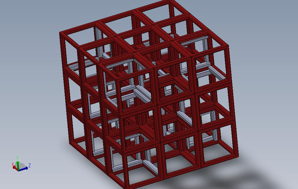 多维数据集构建基块solidworks 2015模型图纸免费下载 懒石网
