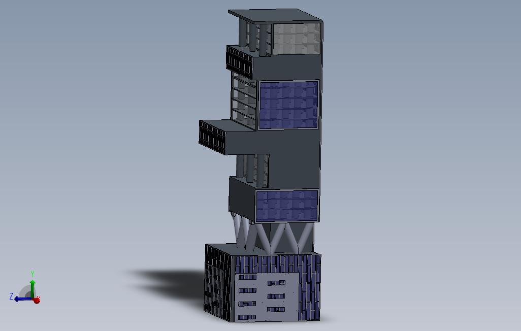 安巴尼大厦_SOLIDWORKS 2013_模型图纸免费下载 – 懒石网