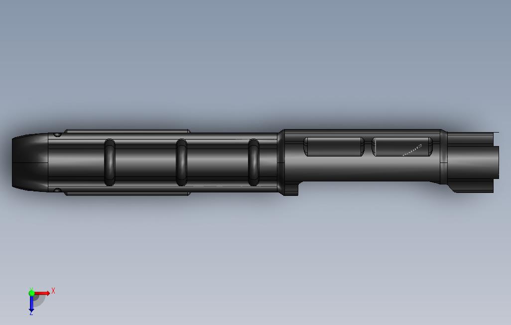 德拉古诺夫狙击步枪盖solidworks 2009模型图纸免费下载 懒石网