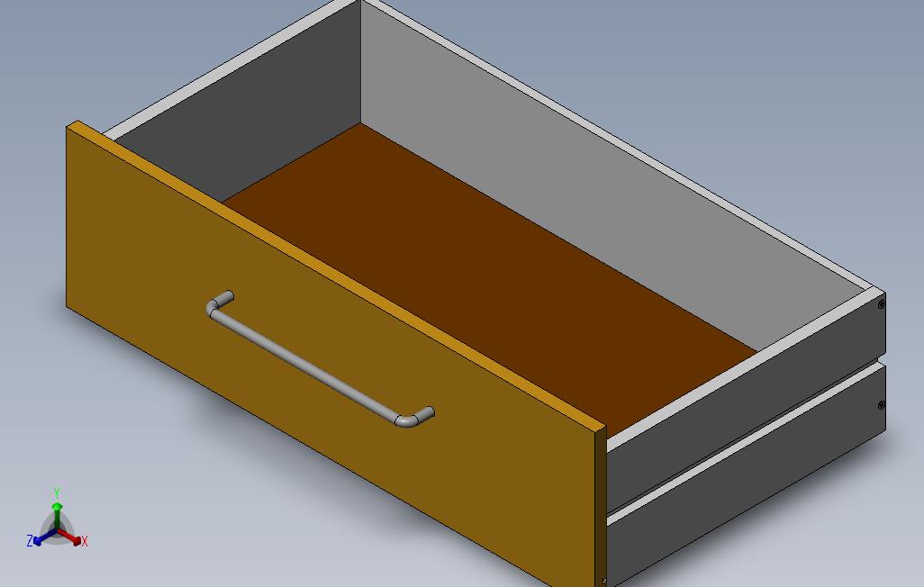 抽屉solidworks 2012模型图纸免费下载 懒石网