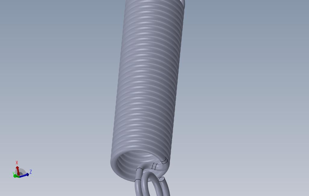 拉伸弹簧solidworks 2012模型图纸免费下载 懒石网