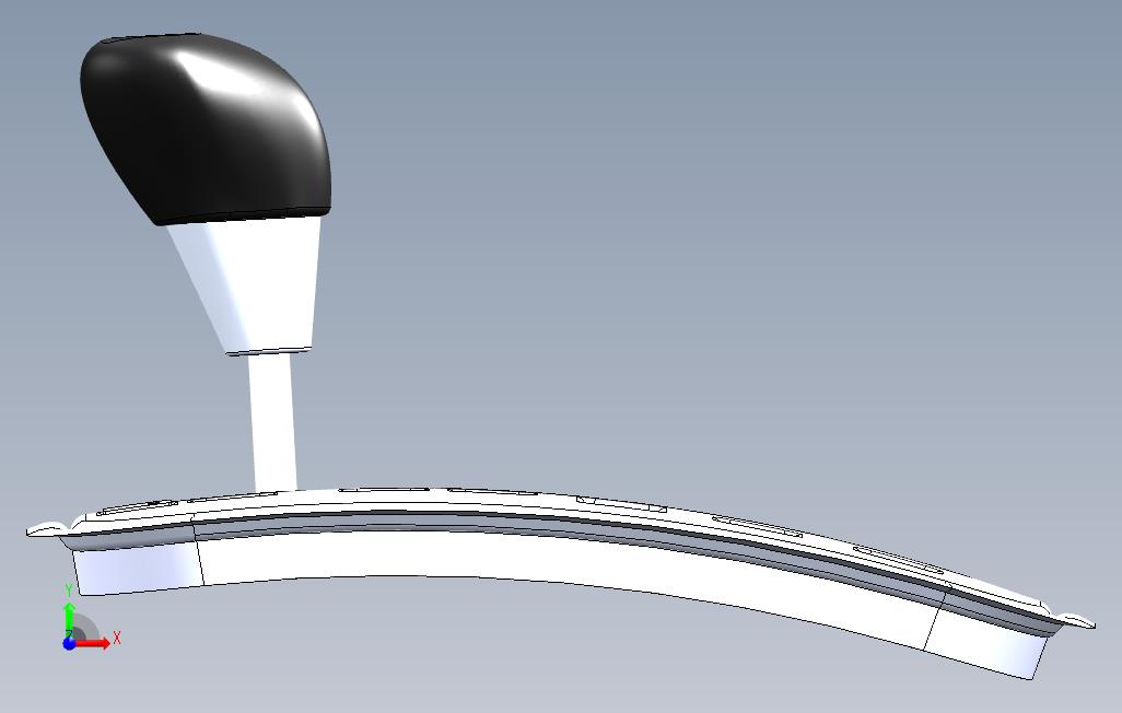 换档杆 自动solidworks 2011模型图纸免费下载 懒石网