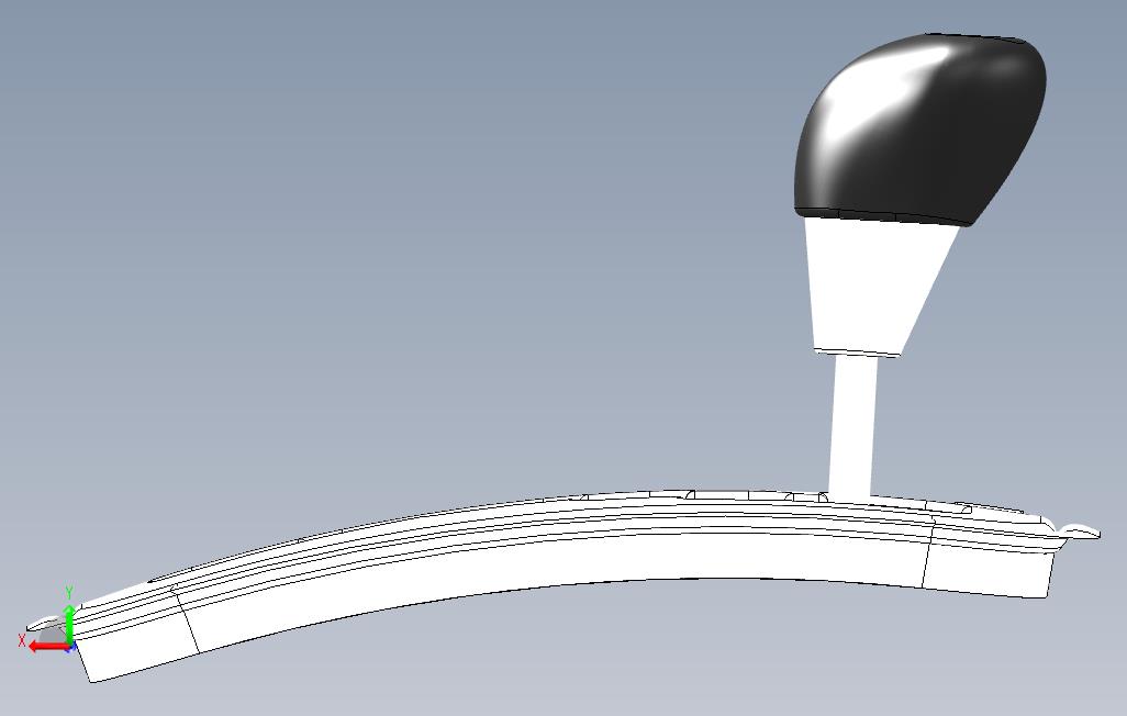 换档杆 自动solidworks 2011模型图纸免费下载 懒石网