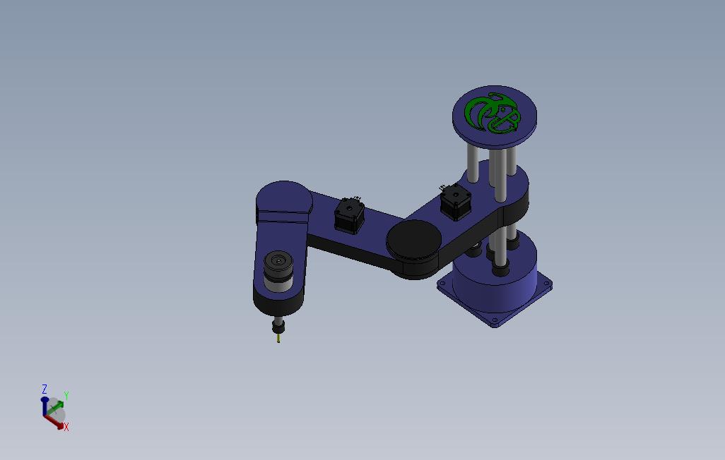 斯卡拉机器人手臂solidworks 2016模型图纸免费下载 懒石网