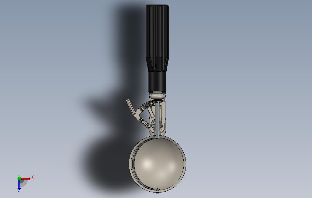 无与伦比的194年冰淇淋勺_SOLIDWORKS 2012_模型图纸免费下载 – 懒石网