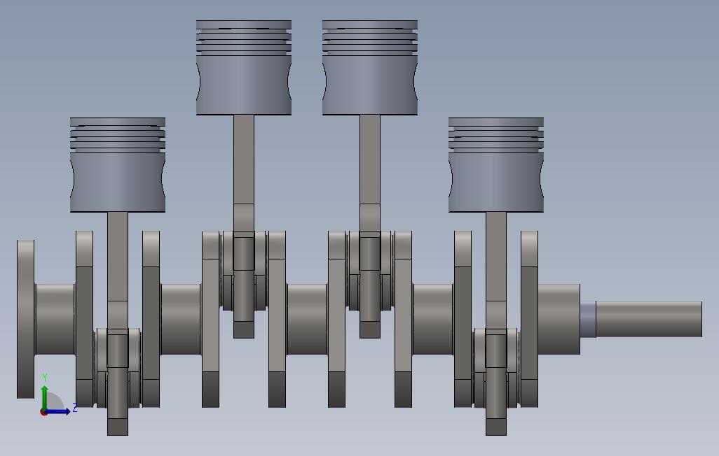 曲柄和活塞solidworks 2018模型图纸免费下载 懒石网