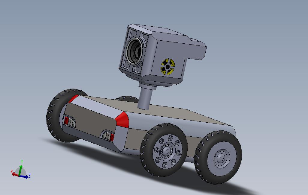 月球机器人solidworks 2012模型图纸免费下载 懒石网