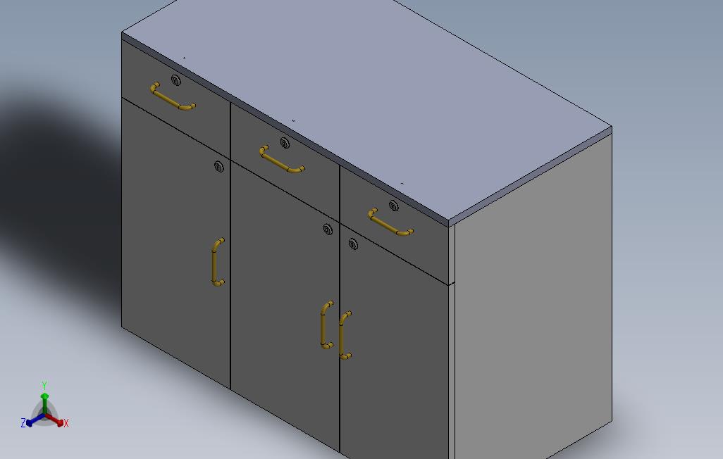木质储存装置solidworks 2017模型图纸免费下载 懒石网
