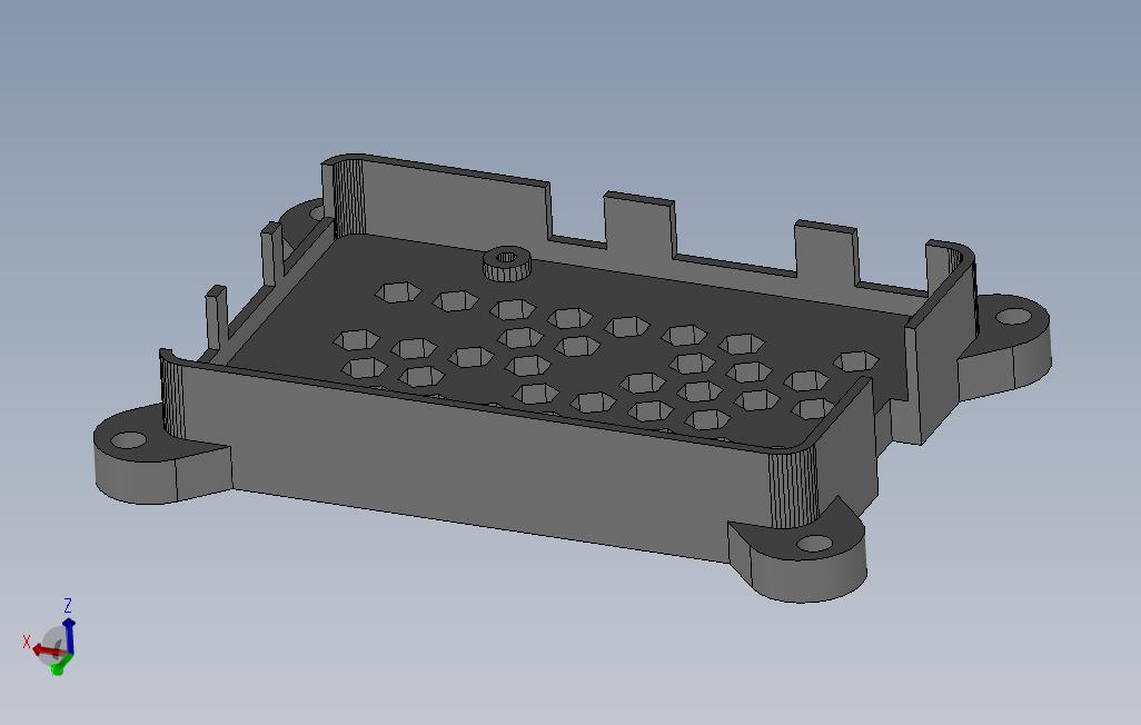 树莓派3B盒_SOLIDWORKS 2017_模型图纸免费下载 – 懒石网