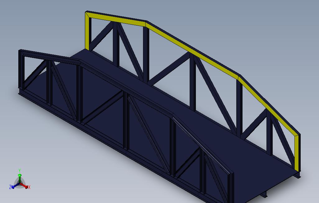 桥_SOLIDWORKS 2017_模型图纸免费下载 – 懒石网