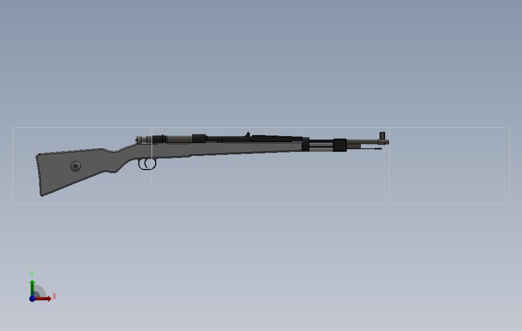 毛瑟98k_SOLIDWORKS 2014_模型图纸免费下载 – 懒石网