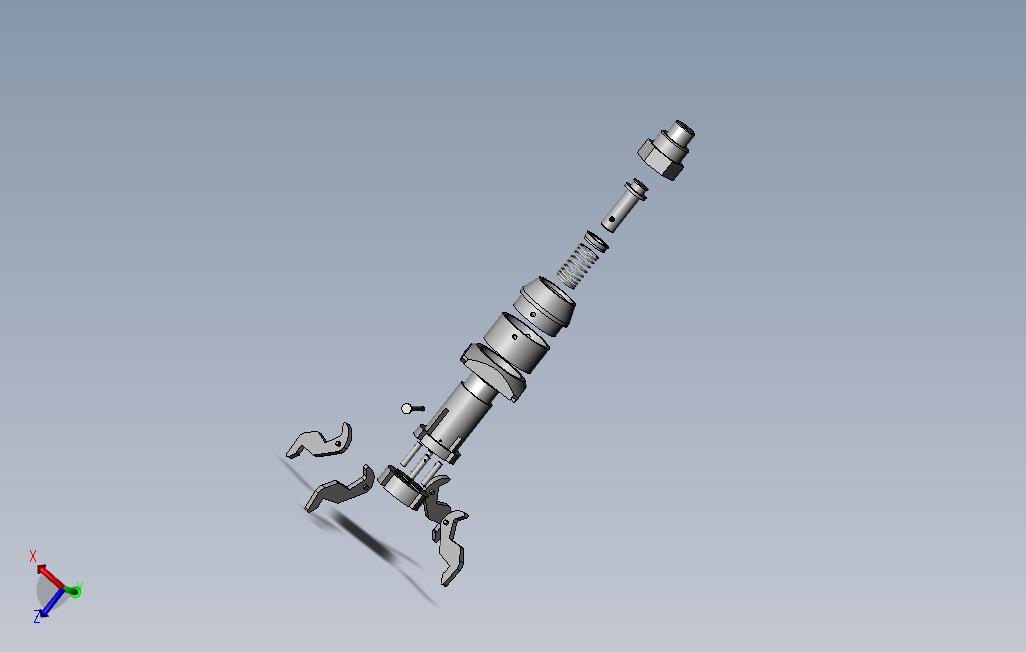 气动夹持器solidworks 2013模型图纸免费下载 懒石网