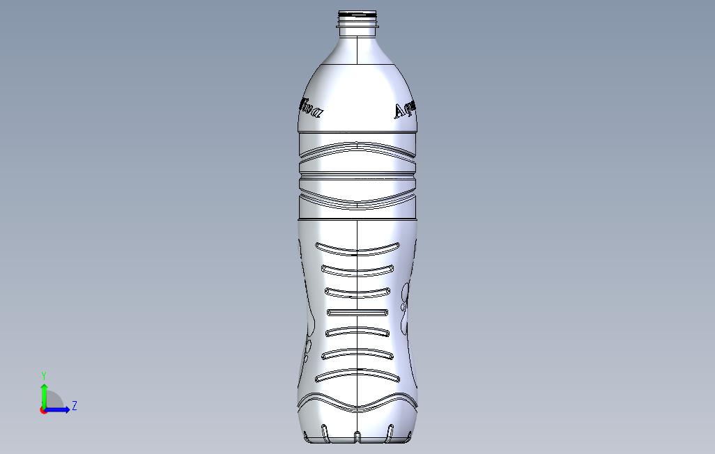 水瓶1.5LPET_STEP_模型图纸免费下载 – 懒石网