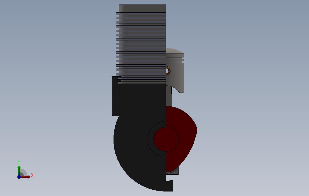 活塞缸内燃机solidworks 2016模型图纸免费下载 懒石网