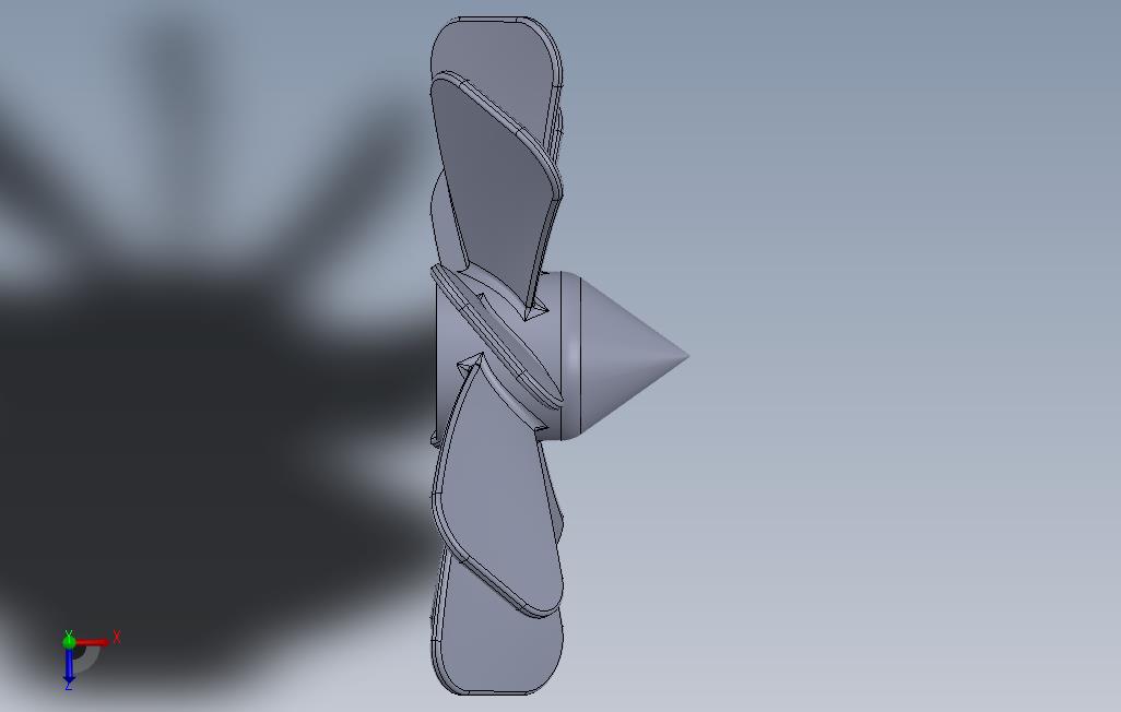 游艇推进器固体工程solidworks 2016模型图纸免费下载 懒石网