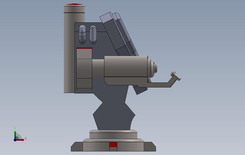 灭亡炮塔_SOLIDWORKS 2013_模型图纸免费下载 – 懒石网