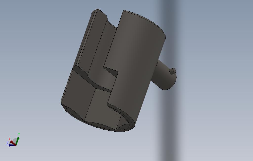 特殊插座扭矩扳手（用于托基罗麦的插座）solidworks 2010模型图纸免费下载 懒石网