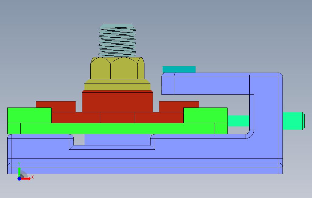 用于knalpot法兰的钻孔夹具solidworks 2016模型图纸免费下载 懒石网