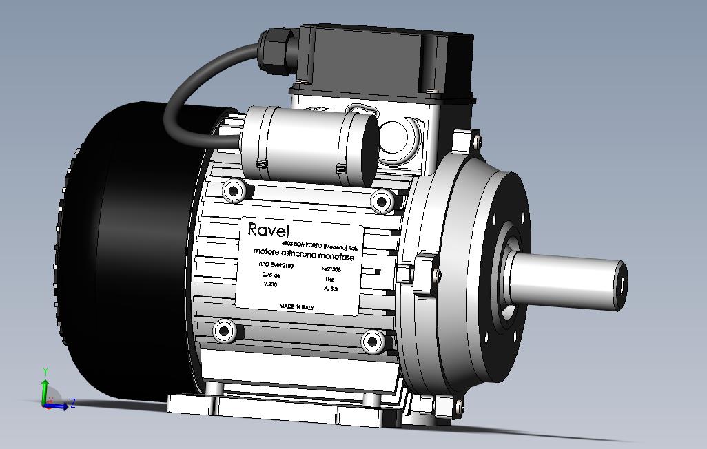 电动机_SOLIDWORKS_模型下载 – 懒石网