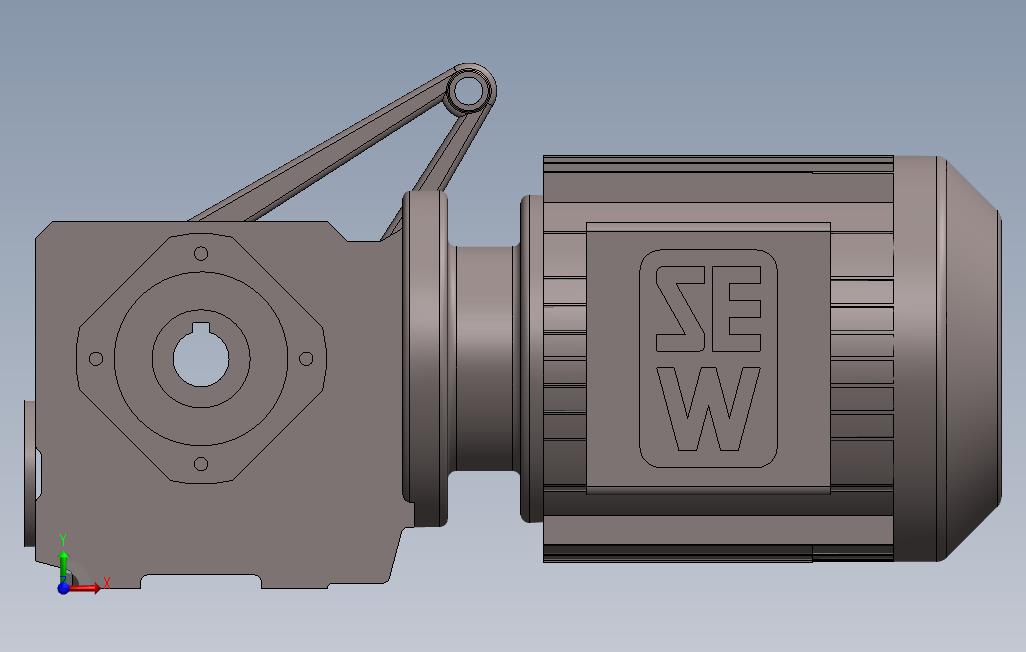 电机齿轮箱SA37直径2mm轴_SOLIDWORKS 2016_模型图纸免费下载 – 懒石网