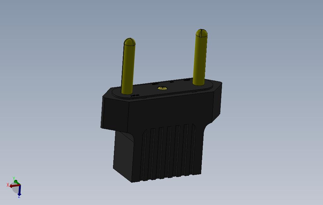 电源插座适配器（a型至c型）solidworks 2015模型图纸免费下载 懒石网