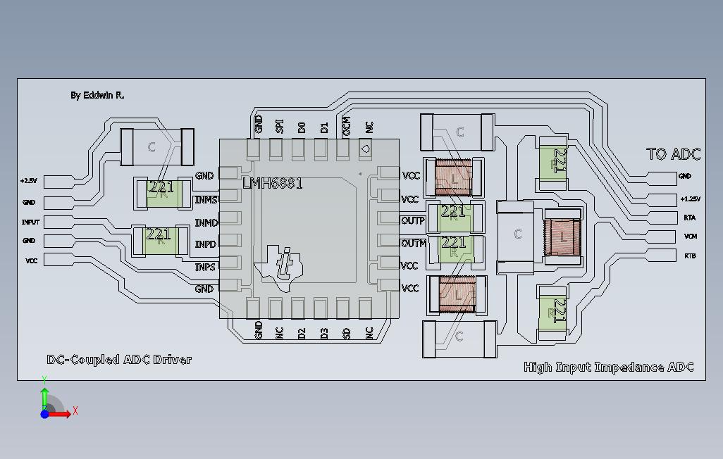 直流耦合ADC驱动器_STEP_模型图纸免费下载 – 懒石网