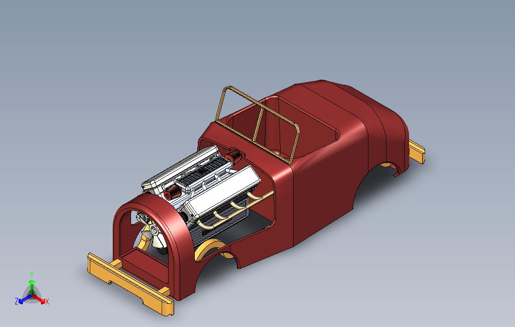 福特v8_IGES_模型图纸免费下载 – 懒石网