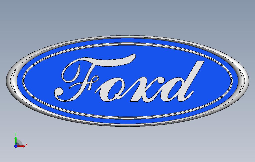 福特标志_SOLIDWORKS 2012_模型图纸免费下载 – 懒石网