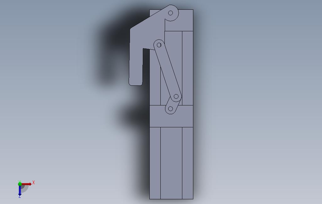 简单拉伸机构solidworks 2018模型图纸免费下载 懒石网