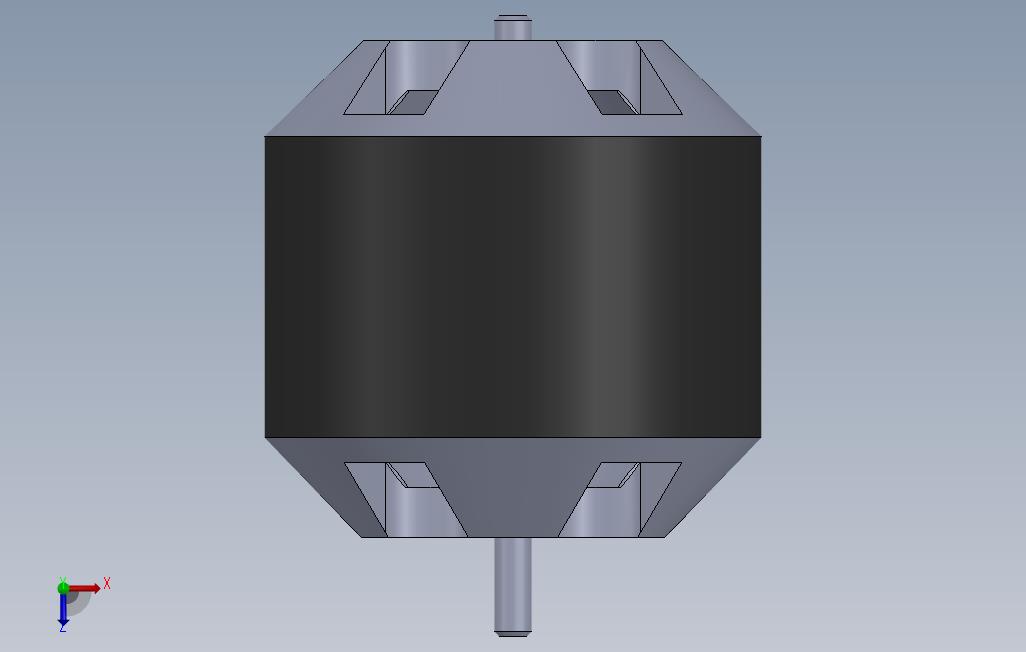 简单无刷电机模型solidworks 2018模型图纸免费下载 懒石网