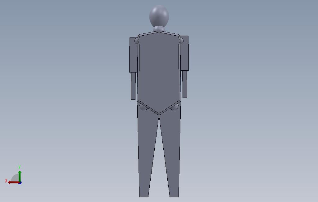 简单的人体模型solidworks 2012模型图纸免费下载 懒石网