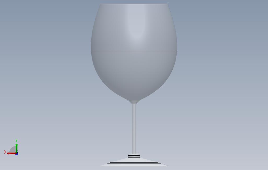 红酒酒杯solidworks 2016模型图纸免费下载 懒石网