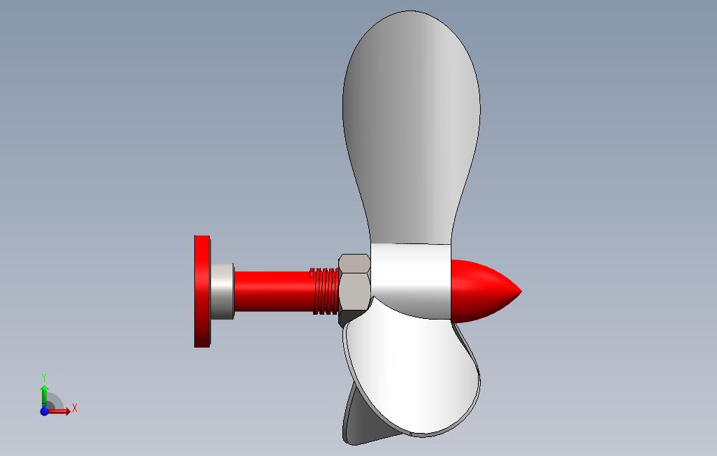 船用螺旋桨桨叶 Solidworks 2009 模型图纸免费下载 懒石网