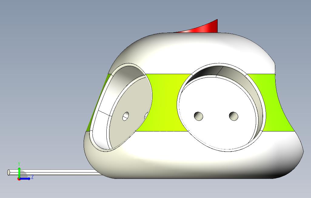 蛋形Commel插座_IGES_模型图纸免费下载 – 懒石网