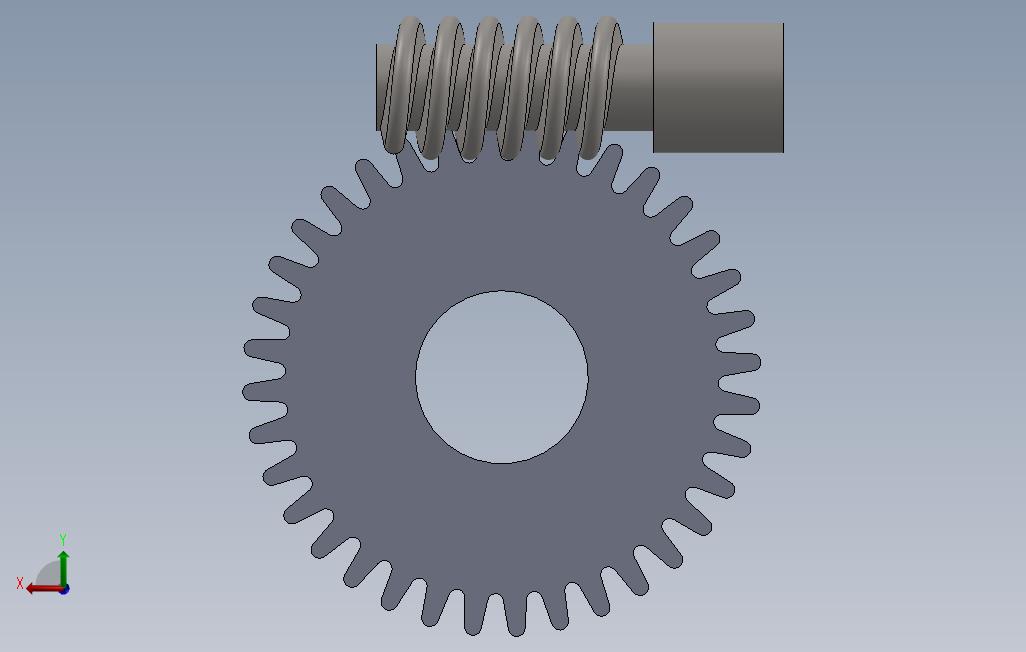 蠕虫齿轮总成solidworks 2016模型图纸免费下载 懒石网