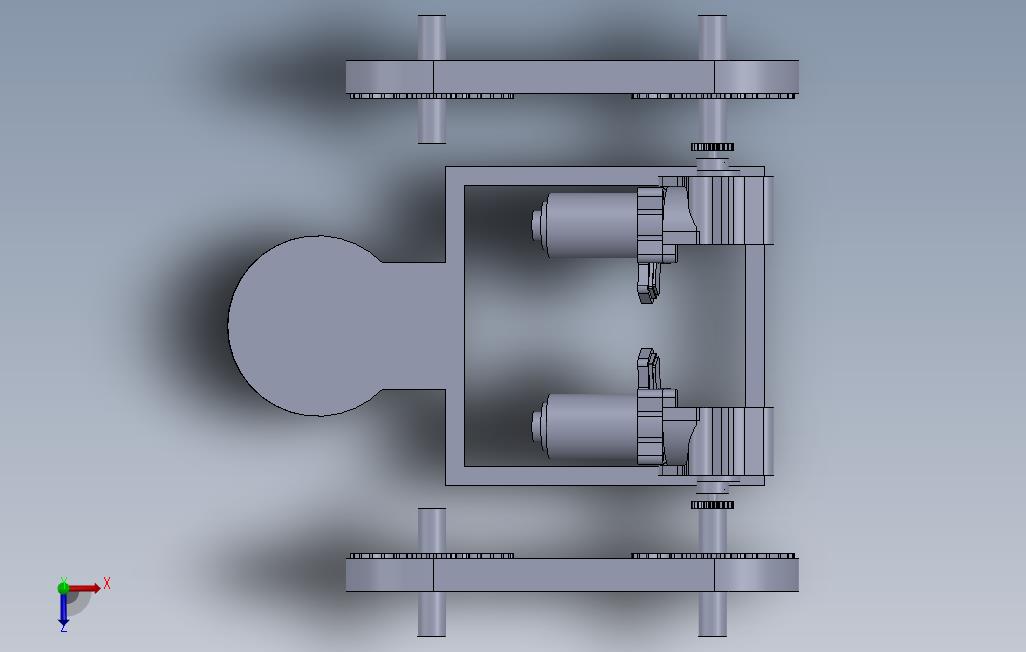 轨道机器人模型 Solidworks 2018 模型图纸免费下载 懒石网