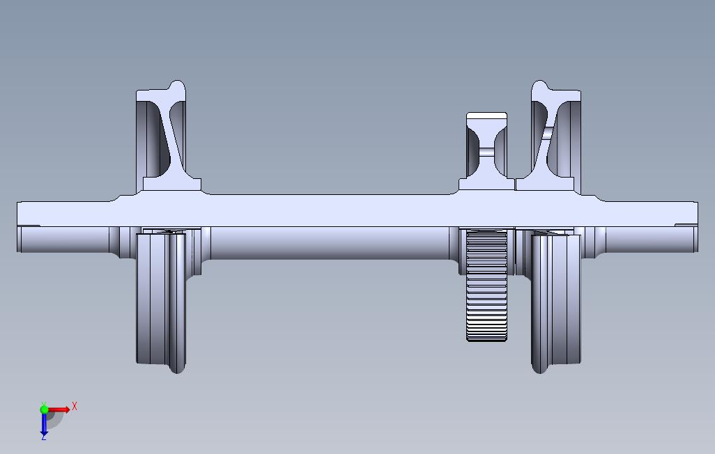 轮系_SOLIDWORKS 2009_模型图纸免费下载 – 懒石网