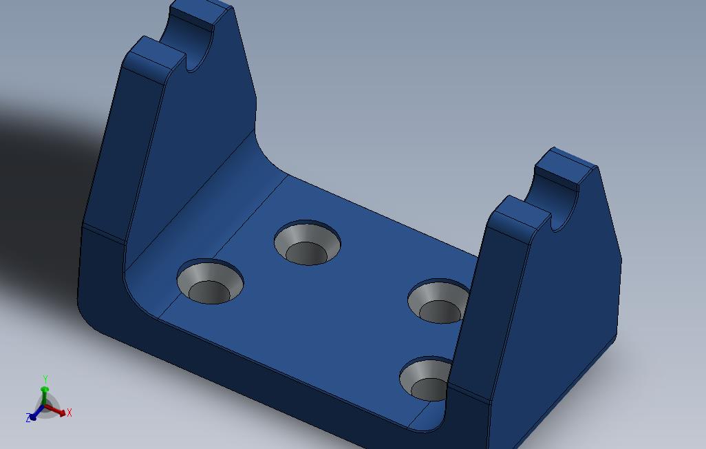 辊架solidworks 2011模型图纸免费下载 懒石网