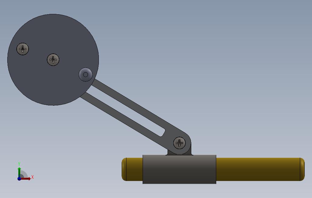 连杆和曲柄系统。solidworks 2013模型图纸免费下载 懒石网