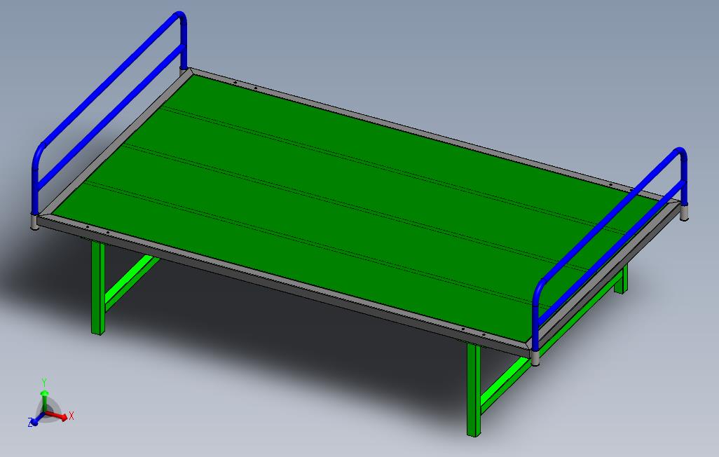 钢床_SOLIDWORKS 2016_模型图纸免费下载 – 懒石网