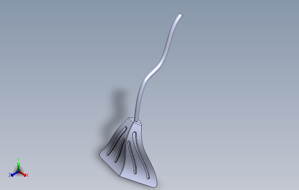 铲子 混合表面和固体模型solidworks 2010模型图纸免费下载 懒石网