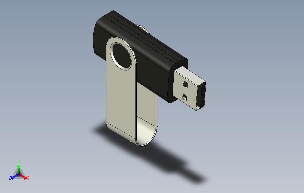 闪存驱动器iges模型图纸免费下载 懒石网