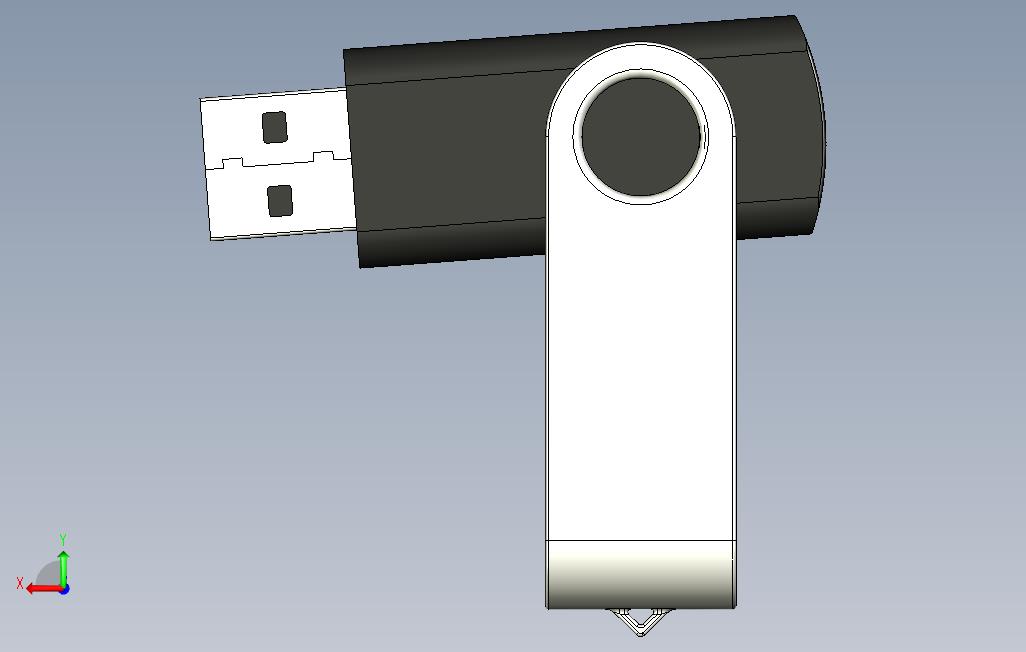 闪存驱动器iges模型图纸免费下载 懒石网