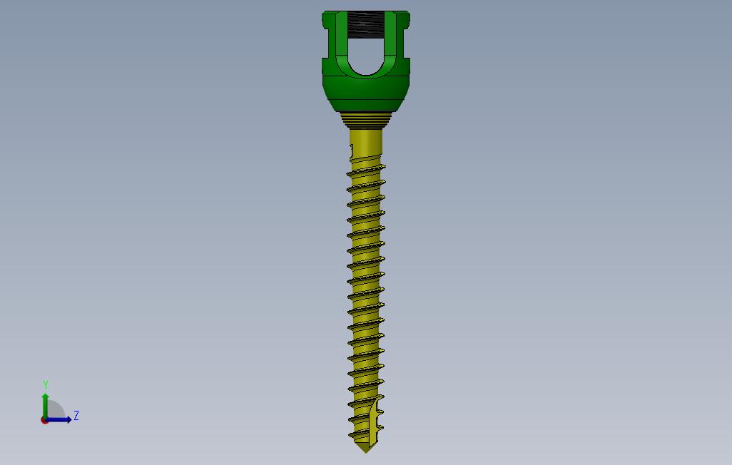 骨螺钉solidworks 2014模型图纸免费下载 懒石网