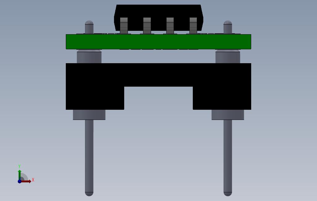 8引脚so到适用于电子元件的dip适配器。pa Sod3th18 8solidworks 2010模型图纸免费下载 懒石网
