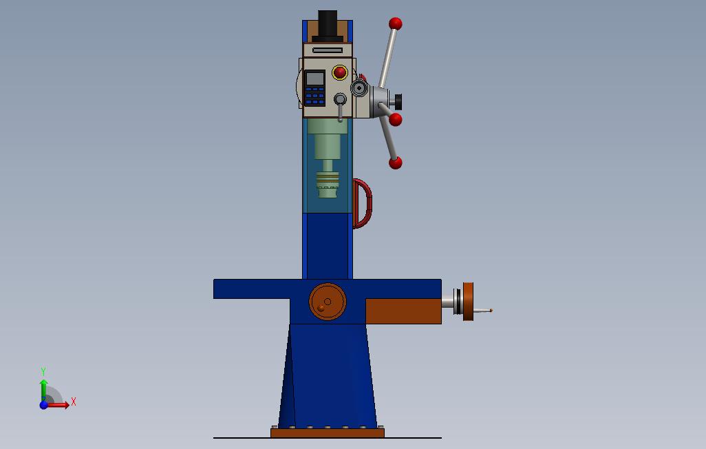 压机钻头solidworks 2014模型图纸免费下载 懒石网